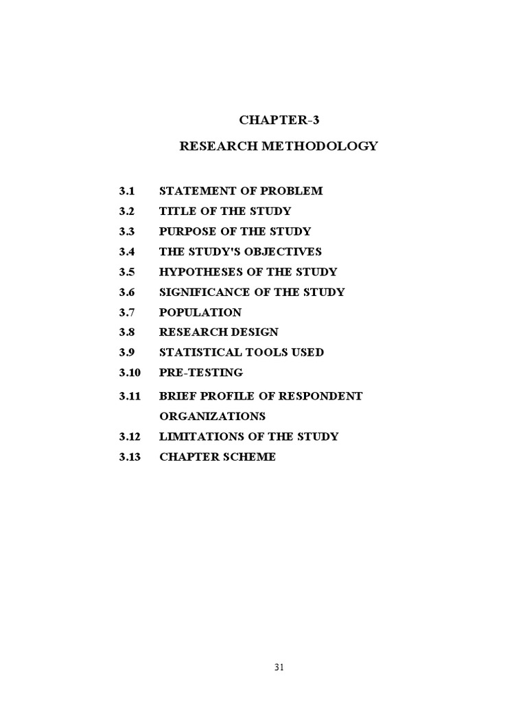 14.chapter 3 Research Methodology | PDF | P Value | Statistical ...