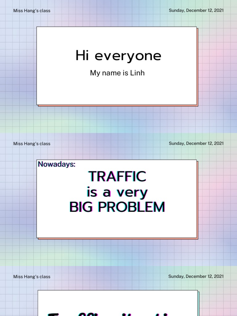 Miss Hang's Class | PDF