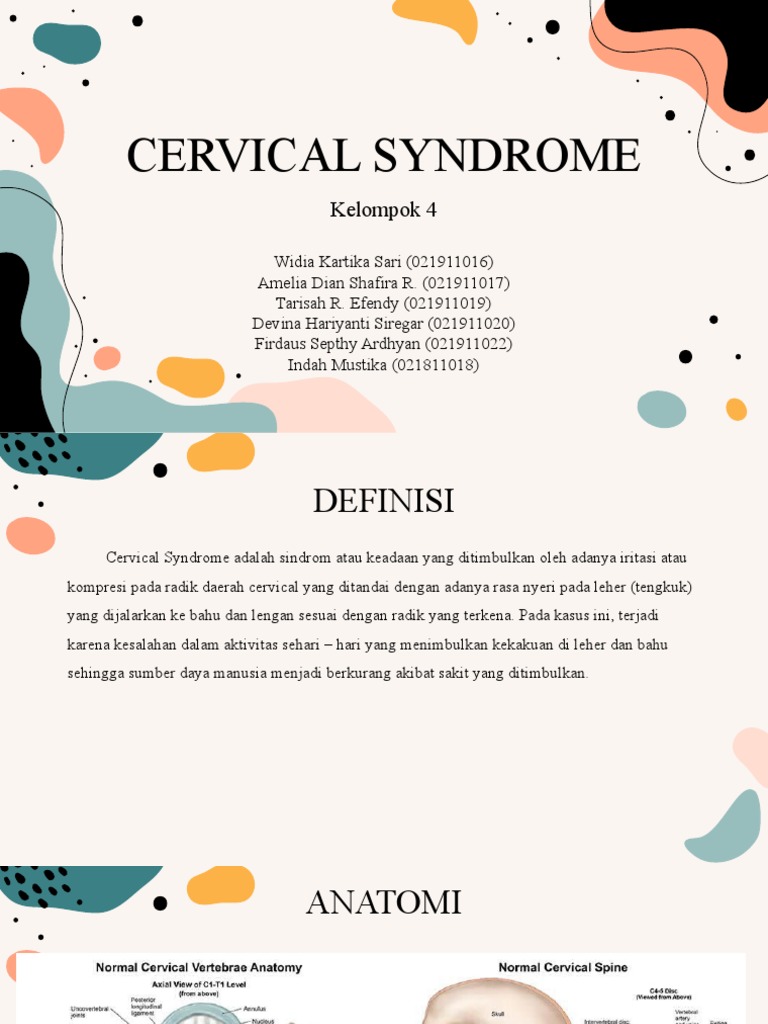 Cervical Syndrome | PDF | Sains & Matematika