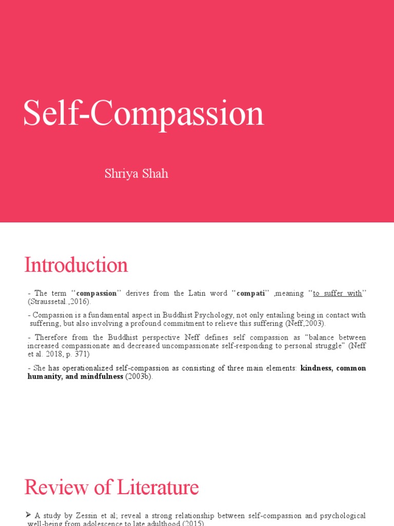 Self Compassion | Download Free PDF | Compassion | Cognitive Science