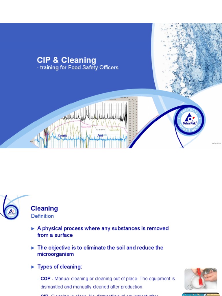 CIP Cleaning in Food Safety Training | PDF | Sodium Hydroxide | Nitric Acid