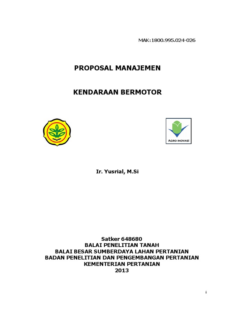 Proposal Pengadaan Kendaraan Operasional | PDF | Bisnis | Teknologi ...