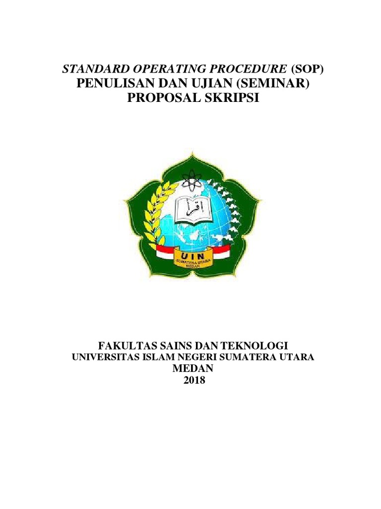 SOP Penulisan Dan Seminar Proposal Skripsi FST | PDF | Karier & Perkembangan
