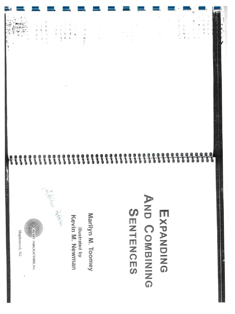 Expanding and Combining Sentences | PDF