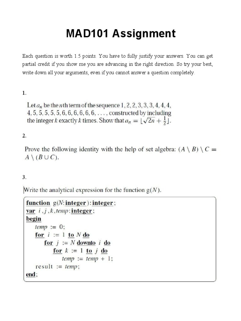 Assignment MAD101 | PDF | Career & Growth | Language Arts & Discipline