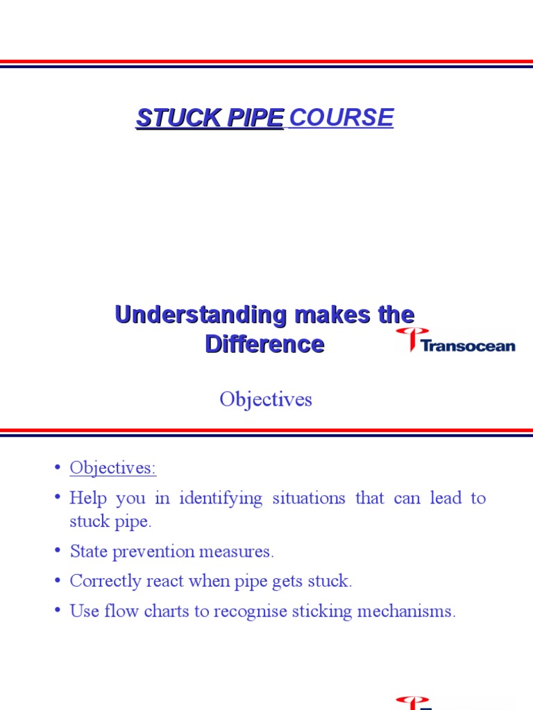 Stuck Pipe Prevention - Rev1 | PDF | Casing (Borehole) | Drilling