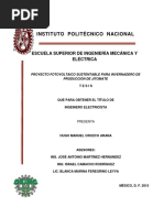 Portada de Tesis IPN: Sistema Fotovoltaico | PDF | Ciencia y ...