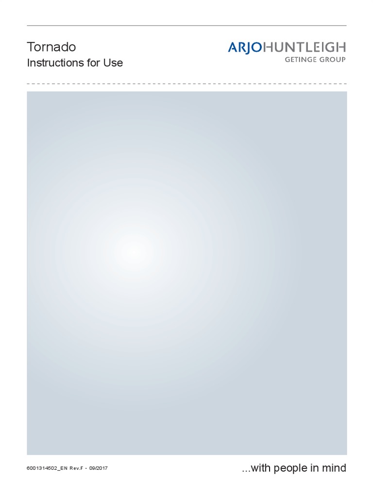 Tornado: Instructions For Use | PDF | Switch | Door