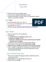 Class 10 Physics Revision Cheat Sheet | PDF | Physical Phenomena ...