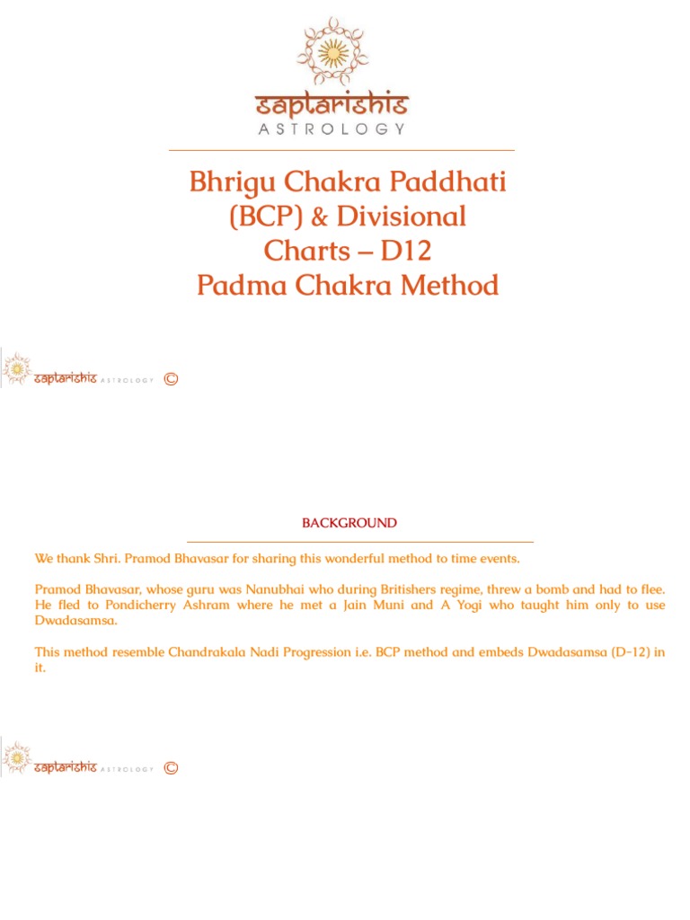 PadmaChakra Calculation and Result | PDF | Planets In Astrology ...