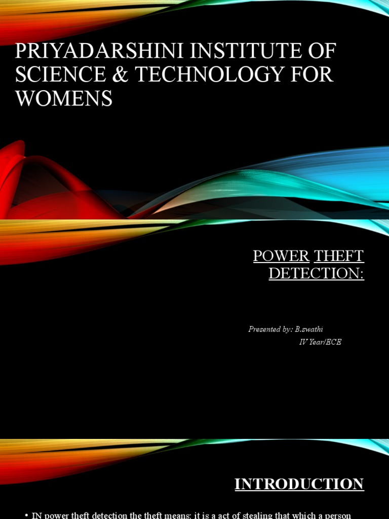 Power Theft Detection | PDF | Theft | Electrical Engineering