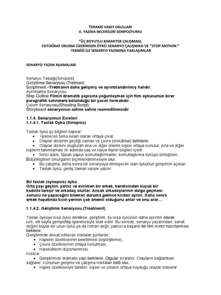 2YBS Senaryo-Yazma | PDF