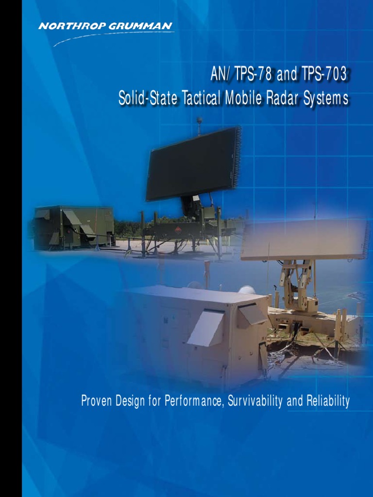AN/TPS-78 and TPS-703 Solid-State Tactical Mobile Radar Systems | PDF | Radar | Fault Tolerance