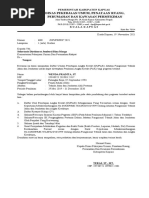 Surat Permohonan Pemeriksaan Dan Penilaian ANDAL Dan RKL-RPL | PDF