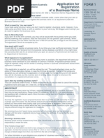 Business Name Registration Pacra | PDF
