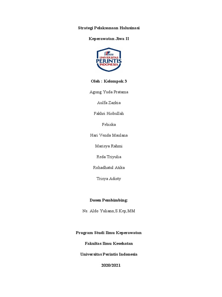 SP Harga Diri Rendah | PDF | Pengembangan Diri | Kesehatan Holistik