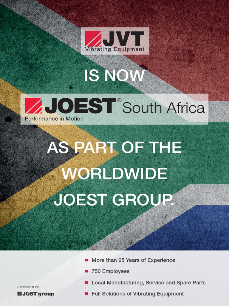 JOEST South Africa: Vibrating Equipment Solutions | PDF | Belt ...