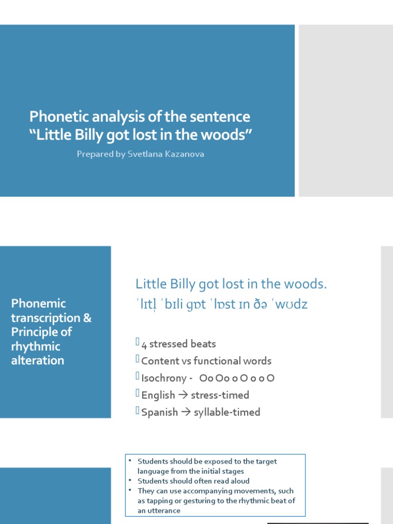Phonetic Analysis of The Sentence | PDF | Phonetics | Linguistics