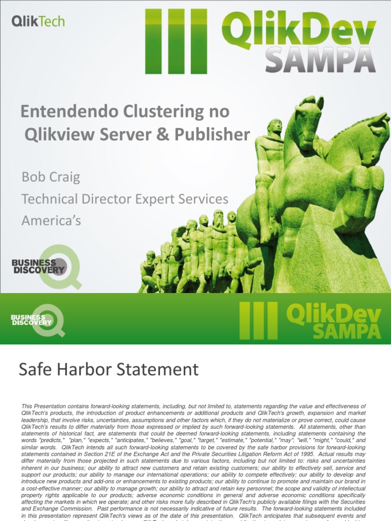 QlikView Server Clustering Guide | PDF | Computer Cluster | Virtualization
