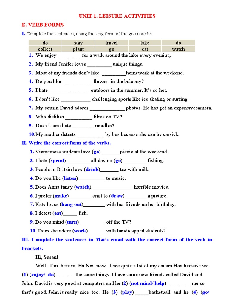 Verb Forms E8 | PDF | Cinderella