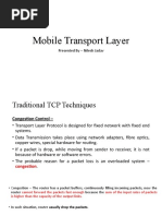 Indirect TCP, Snooping TCP, Mobile TCP - Mobile Transport Layer | PDF | Transmission Control ...