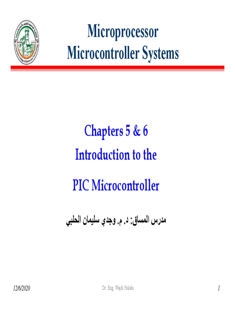 PIC Microcontroller Overview and Features | PDF | Microcontroller ...