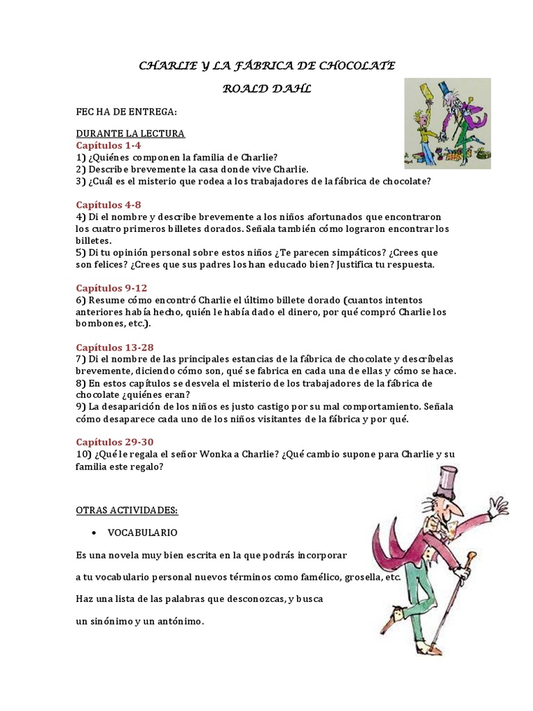 Charlie y La Fábrica de Chocolate | PDF