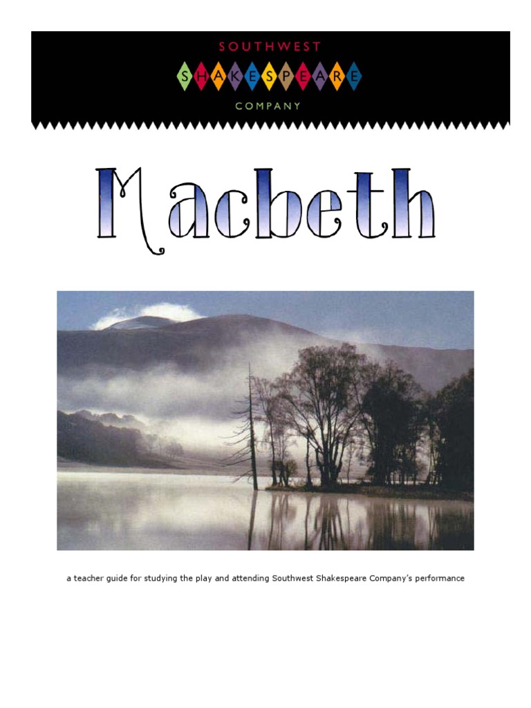 Macbeth Teacher's Study Guide | PDF | Macbeth