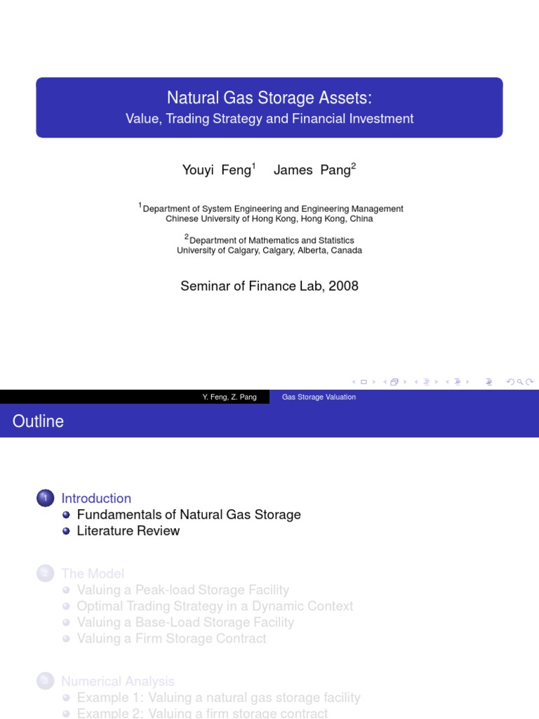 Gas Storage at Calgary | PDF | Natural Gas Storage | Business