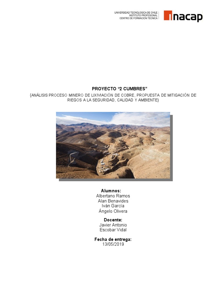 Minera 3 Cumbres | PDF | Cobre | Minería