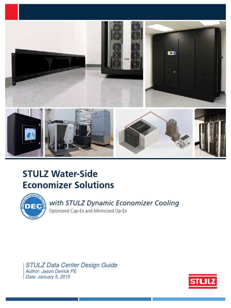 STULZ Water-Side Economizer Solutions | PDF | Air Conditioning | Data Center