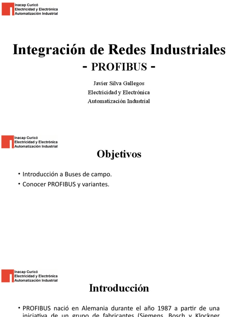 Profibus | PDF | Modelo osi | Transmisión de datos