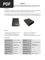 AFL Mini-DIN-Rail-Enclosure | PDF | Optical Fiber | Electrical Engineering