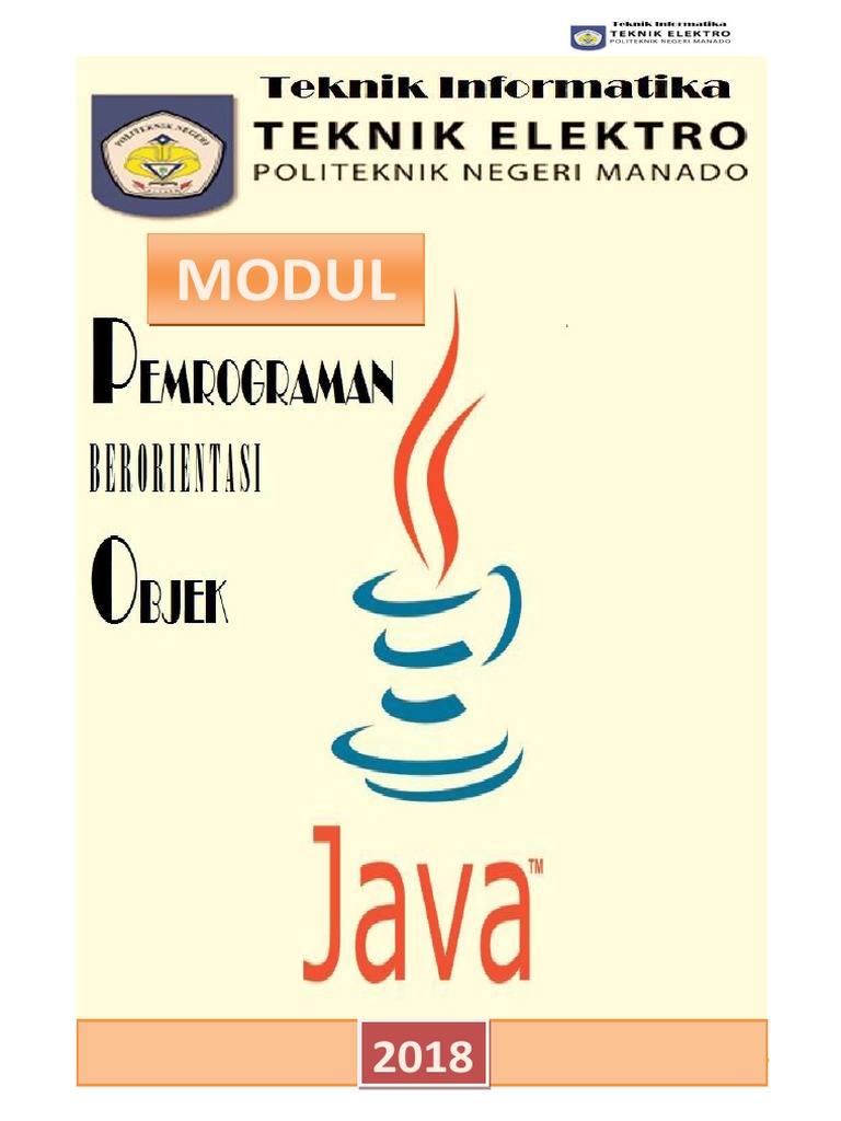 Modul Pemrograman Berorientasi Objek | PDF | Seni | Teknologi & Rekayasa
