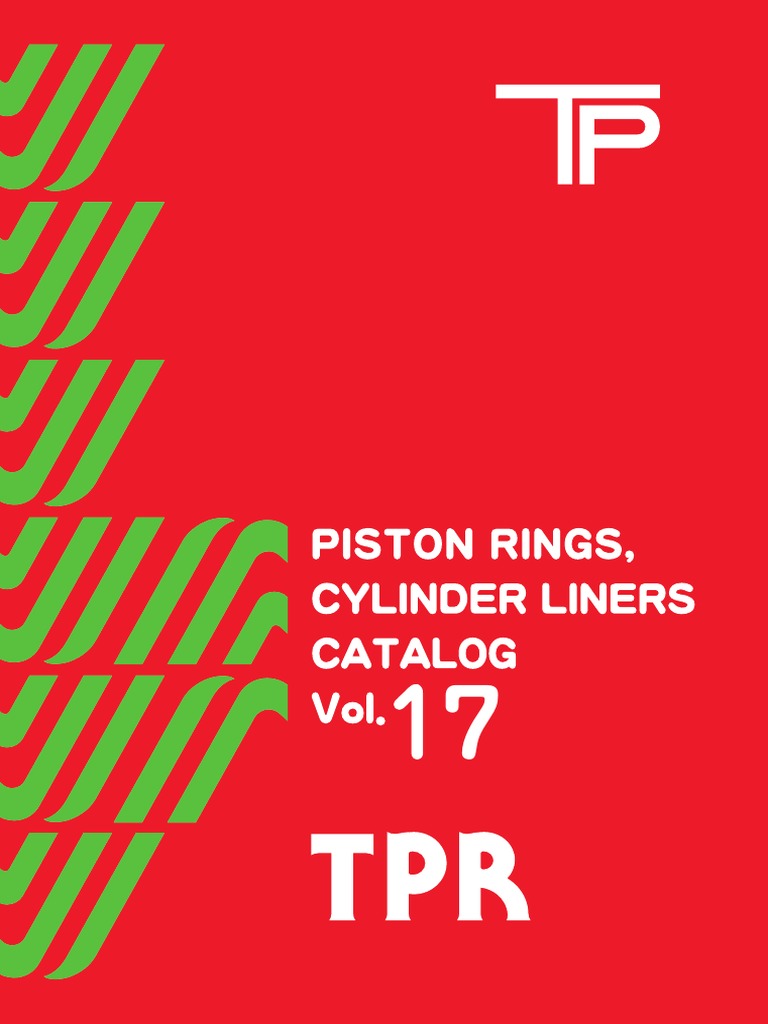 TPR Piston Rings Catalogue for Japanese Vehicles Vol17; Кольца ...