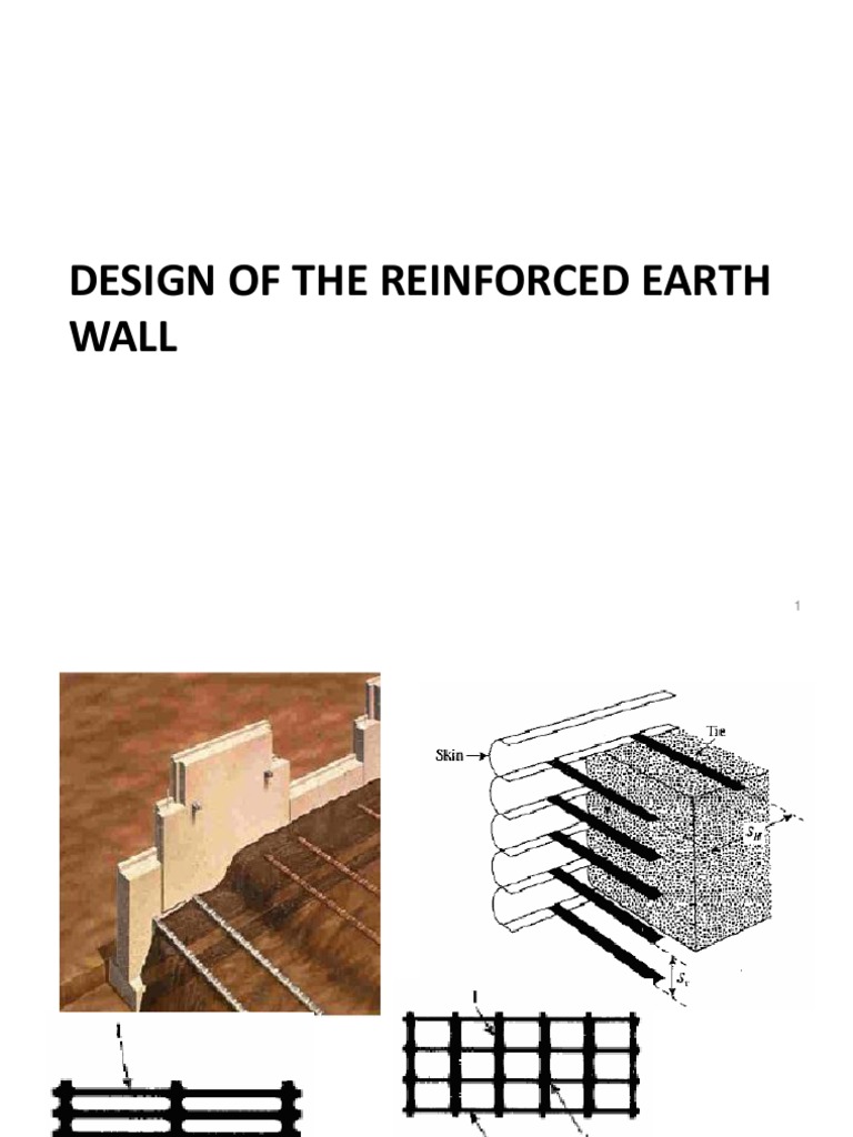Design of The Reinforced Earth Wall | PDF