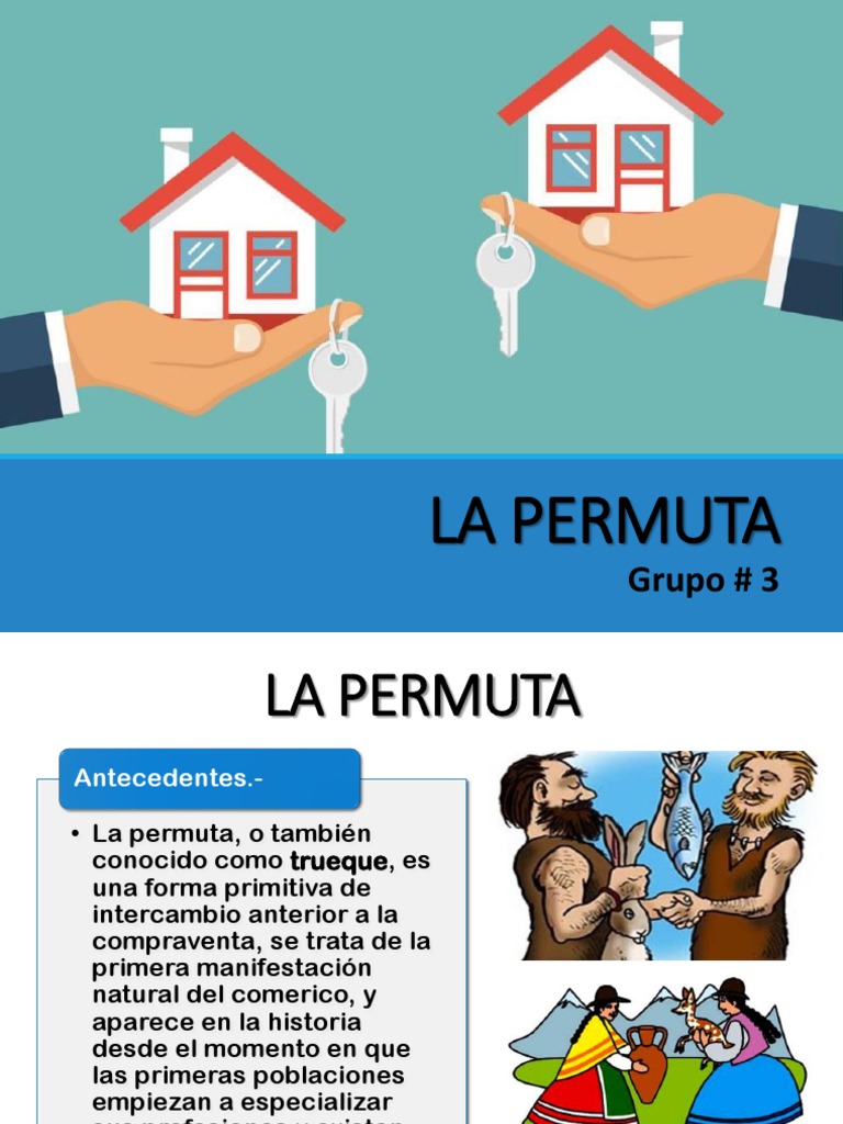 3-. La Permuta Expo. | PDF | Economias | Derecho y economía