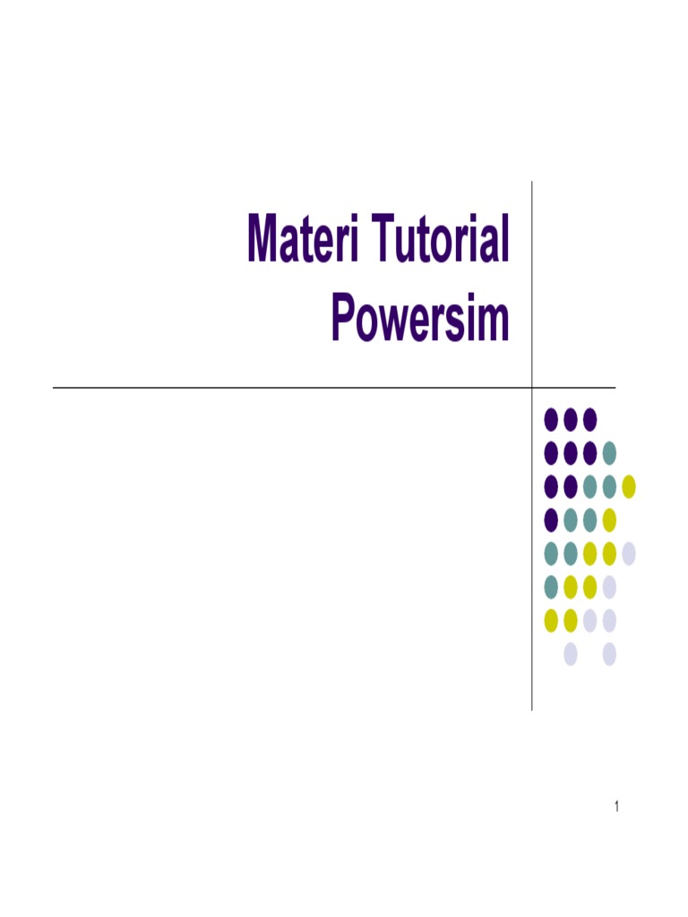 Tutorial Powersim | PDF