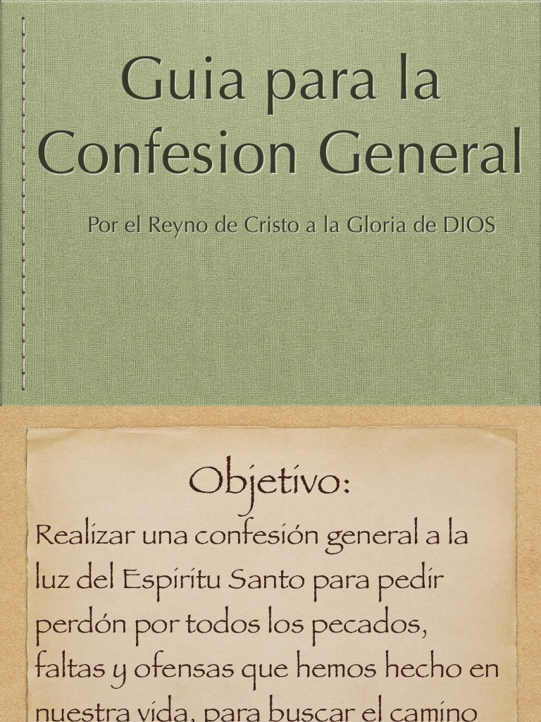 KN - Guia para Confesion General | PDF | Pecado | Pascua de Resurrección