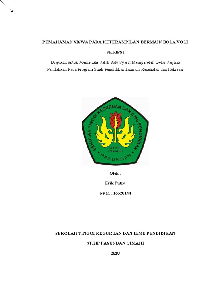 Skripsi Erik Putra Perbaikan Sidang | PDF