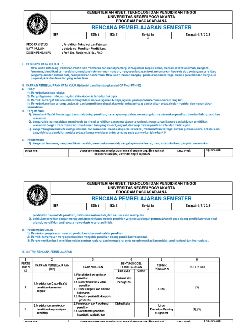 RPS MPP PTK S2 | PDF