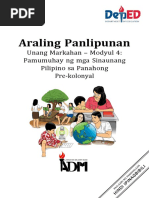 Ang Pag-Usbong NG Panggitnang Uri o Uring Mestizo | PDF