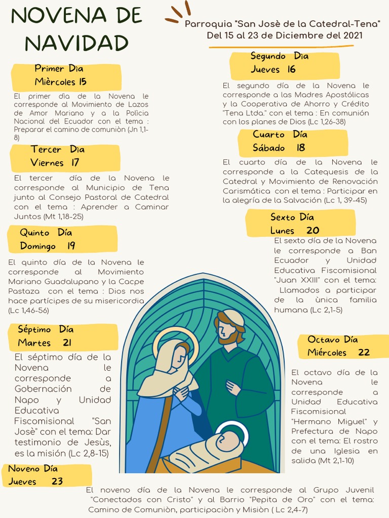 Novena de Navidad | PDF | Teología | Jesús