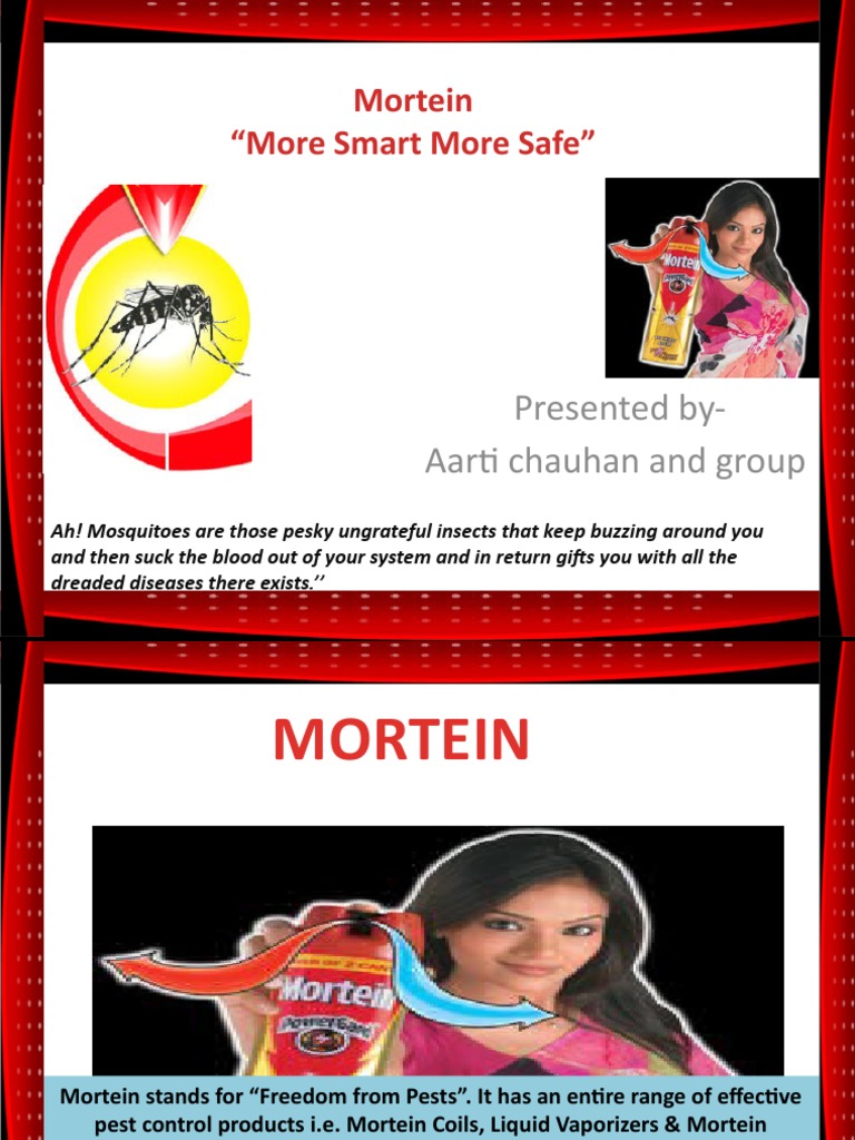 Mortein "More Smart More Safe": Presented By-Aarti Chauhan and Group ...