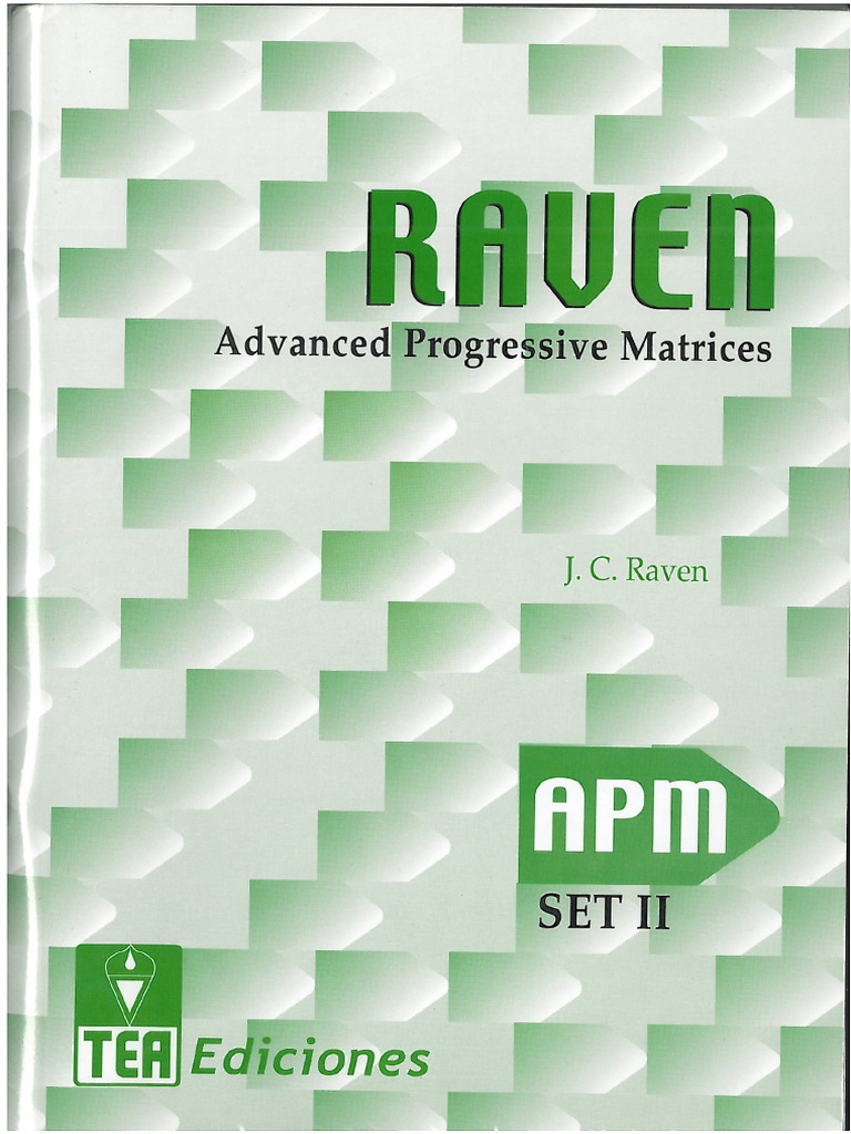 Raven Advanced Progresive Matrices 2 | PDF