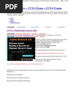 CCNA 2 SRWE - Switching, Routing, and Wireless Essentials (Version 7.00) - Modules 1 - 4 ...