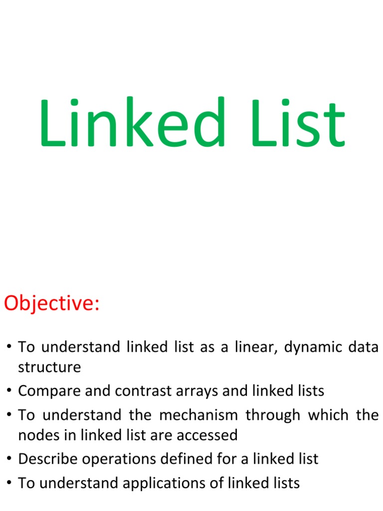 Linked List | PDF | Applied Mathematics | Computer Engineering