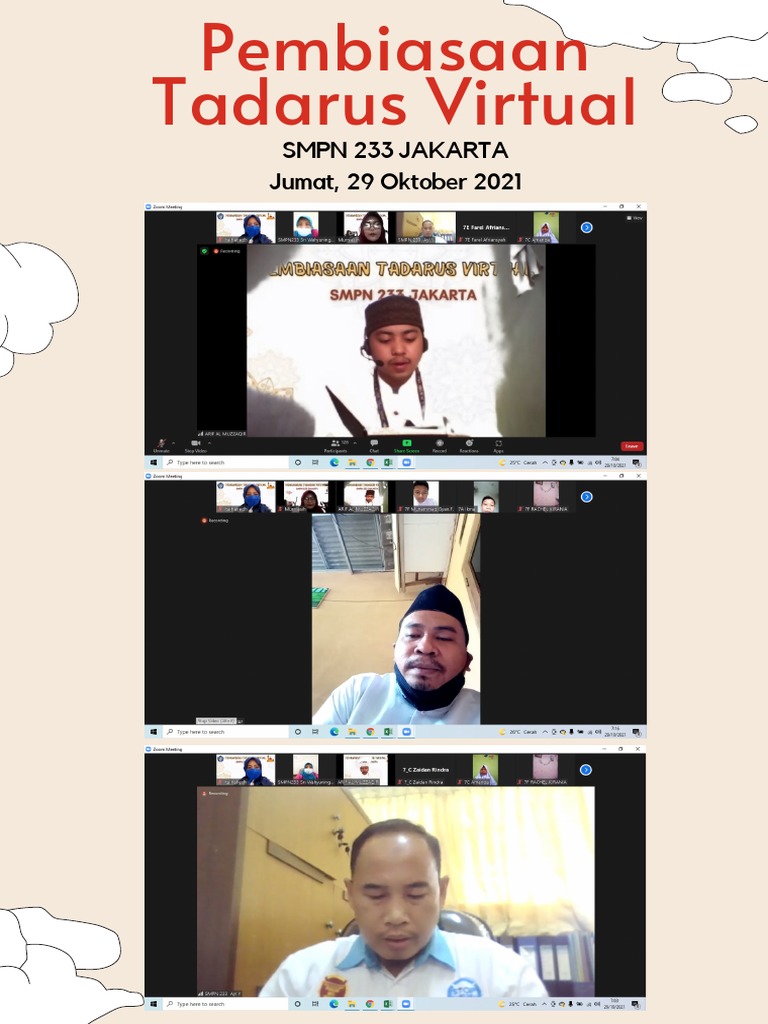Contoh Laporan Kegiatan Tadarus | PDF