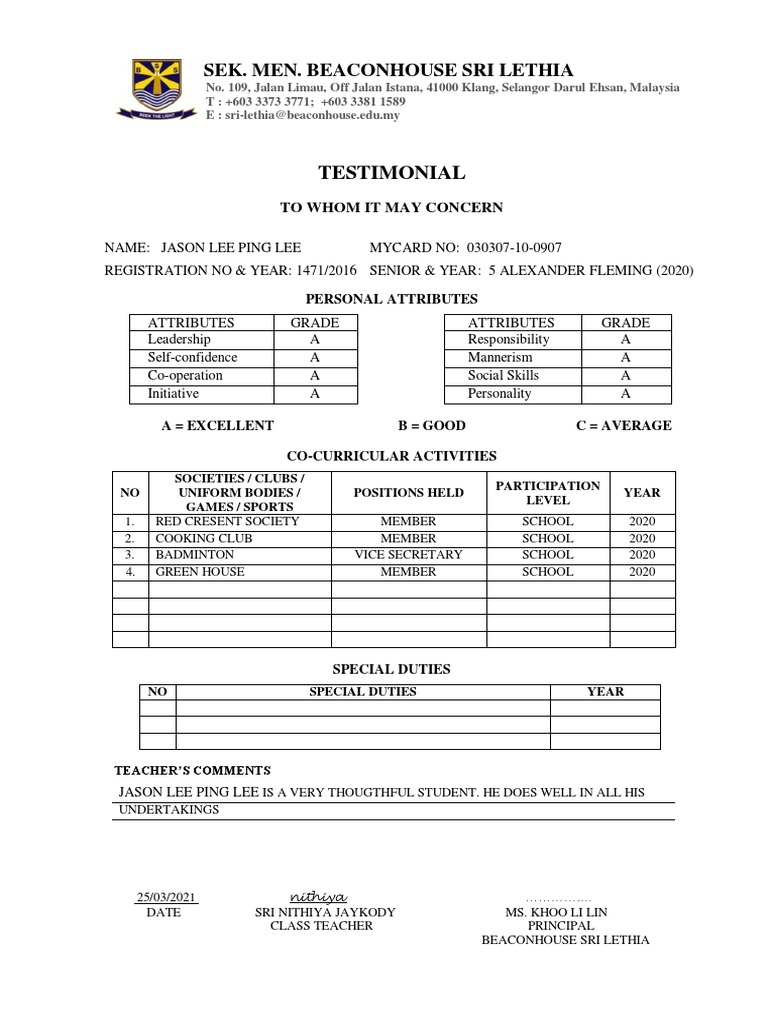 EDITTED Copy of Testimonial - 5af 2020 | PDF