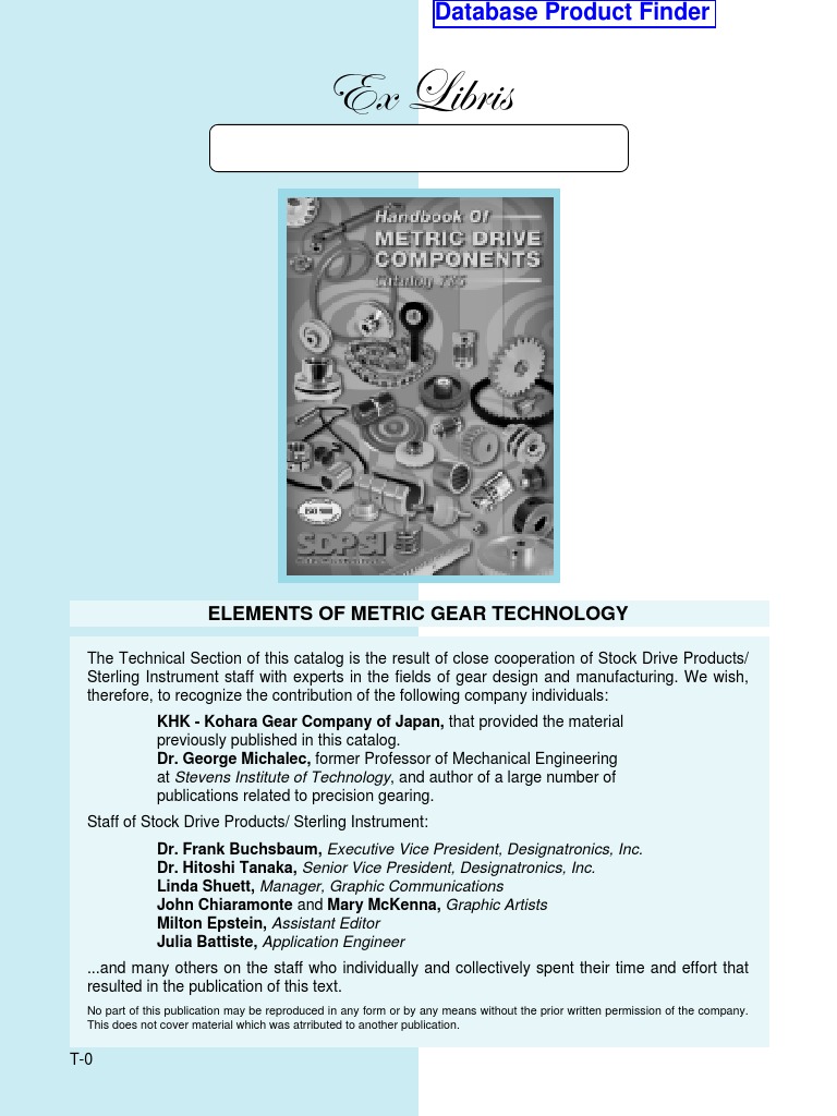 Gear Book d780t | PDF | Gear | Kinematics